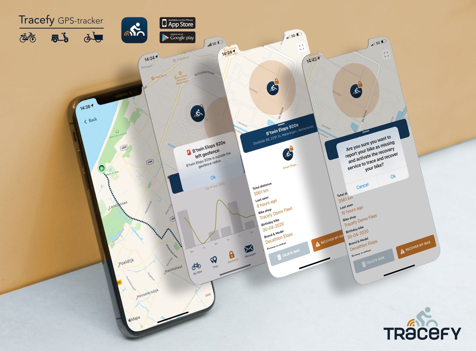 Tracefy GPS tracker voor E-Bikes - Fietsersbond