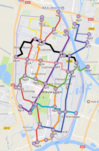 Fietsnet Nieuwegein feestelijk ingewijd met Color Bike Tour ...