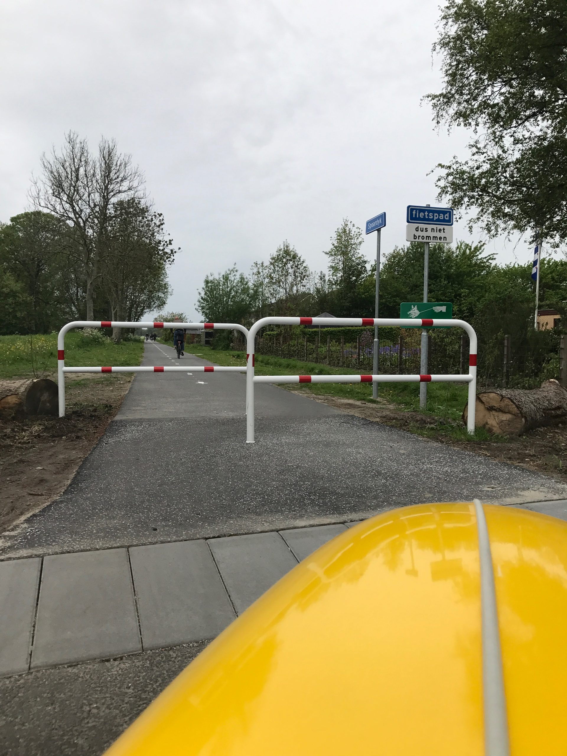 Thom Boorsma uit Stiens pleit voor veiliger fietspad zonder obstakels - Fietsersbond Fryslân